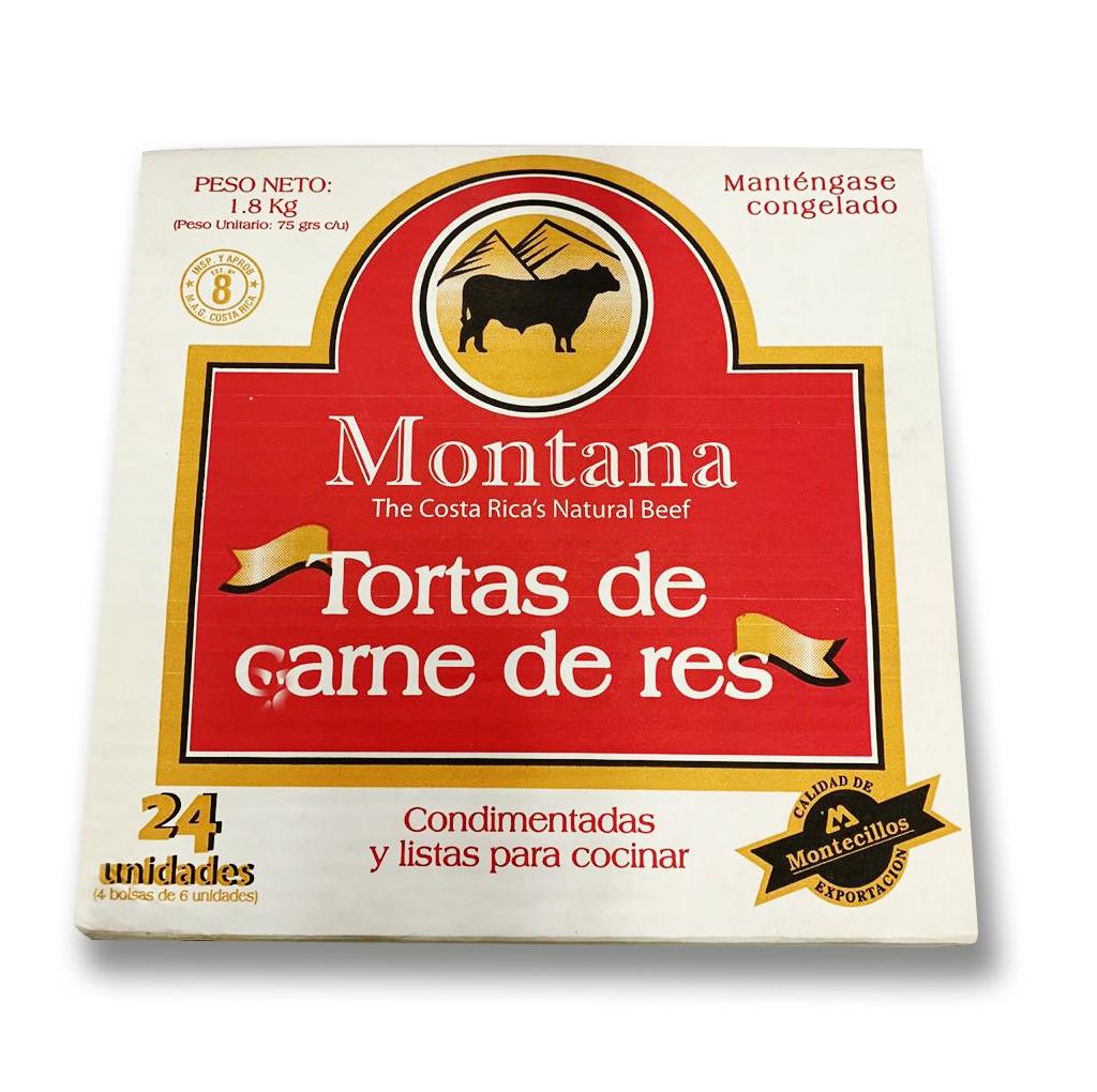 TORTA DE RES MONTANA CAJITA 24 UNDS B22508 MONTECILLOS | Multicongelados